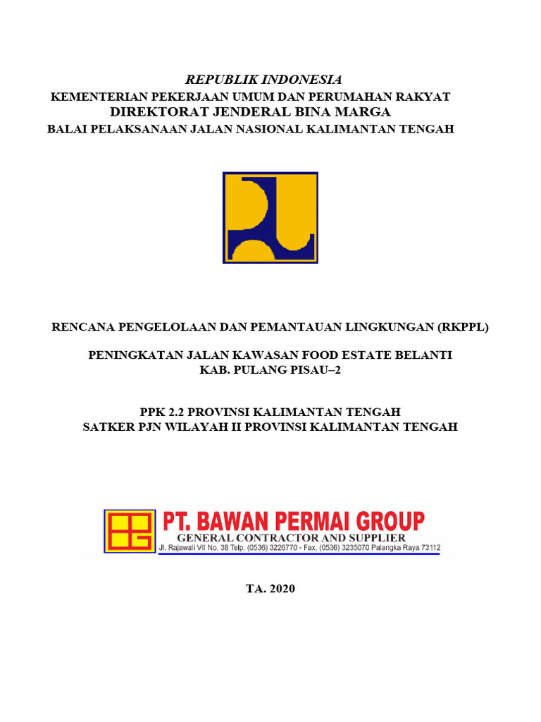 RKPPL As - Baru - Sampit | PDF