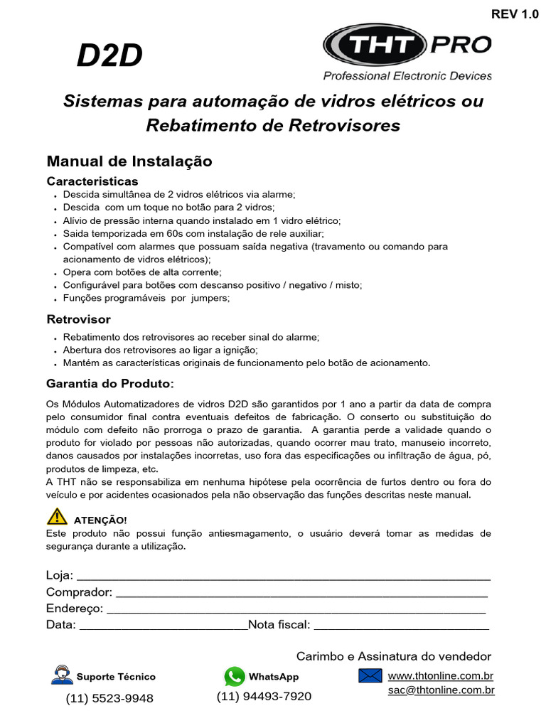 D2D Manual 1 | PDF | Relé | Engenharia Elétrica