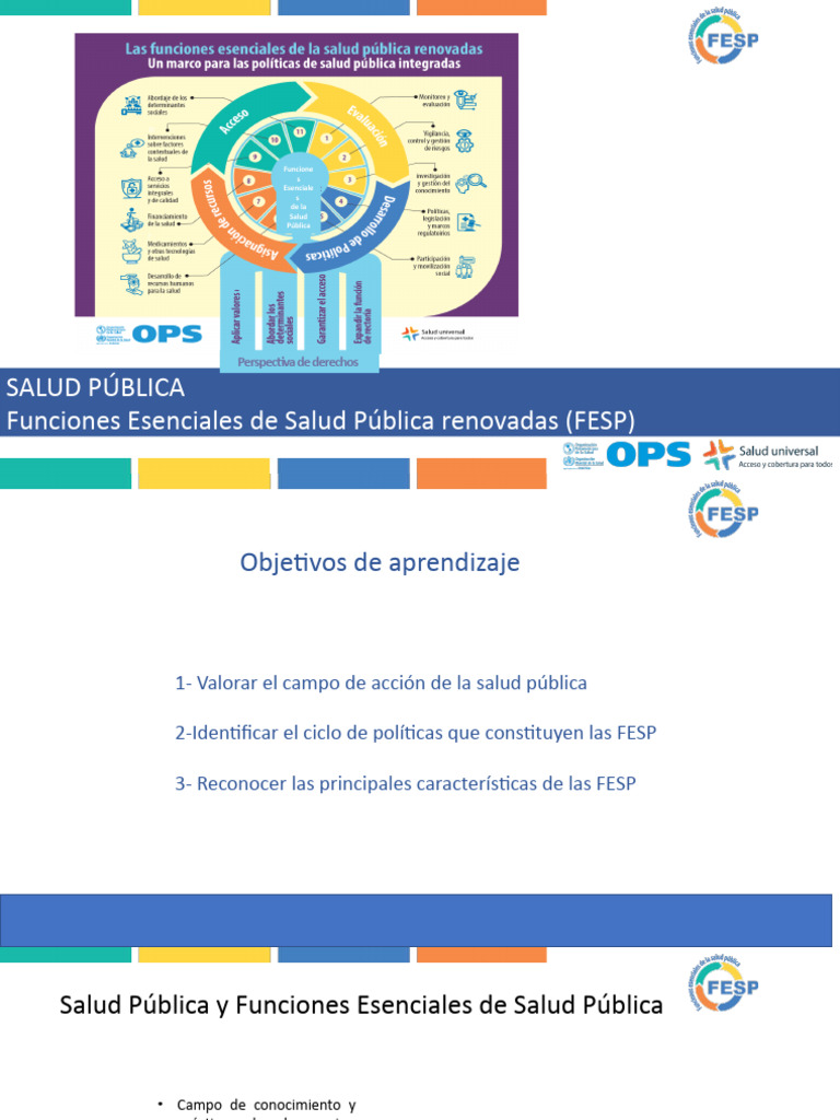 FESP Renovadas 2022 | PDF | Salud pública | Sociedad