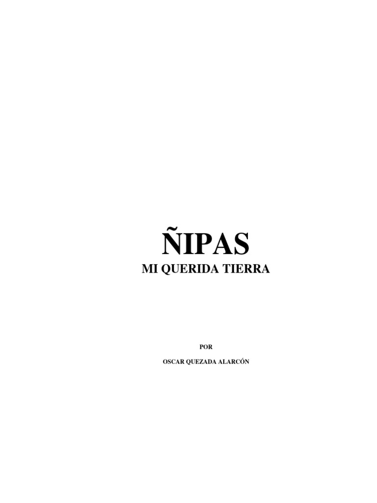 NIPAS_MI_QUERIDA_TIERRA | PDF