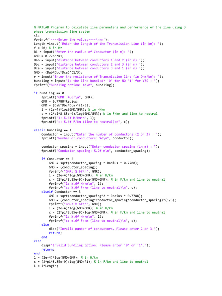 Code Pdf Transmission Line Telecommunications Engineering