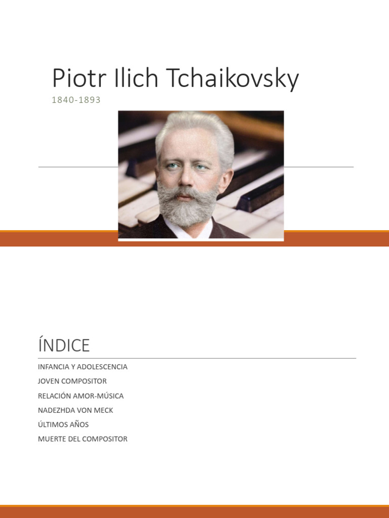 Pyotr Ilyich Tchaikovsky | PDF | Pyotr Ilyich Tchaikovsky | Música clásica