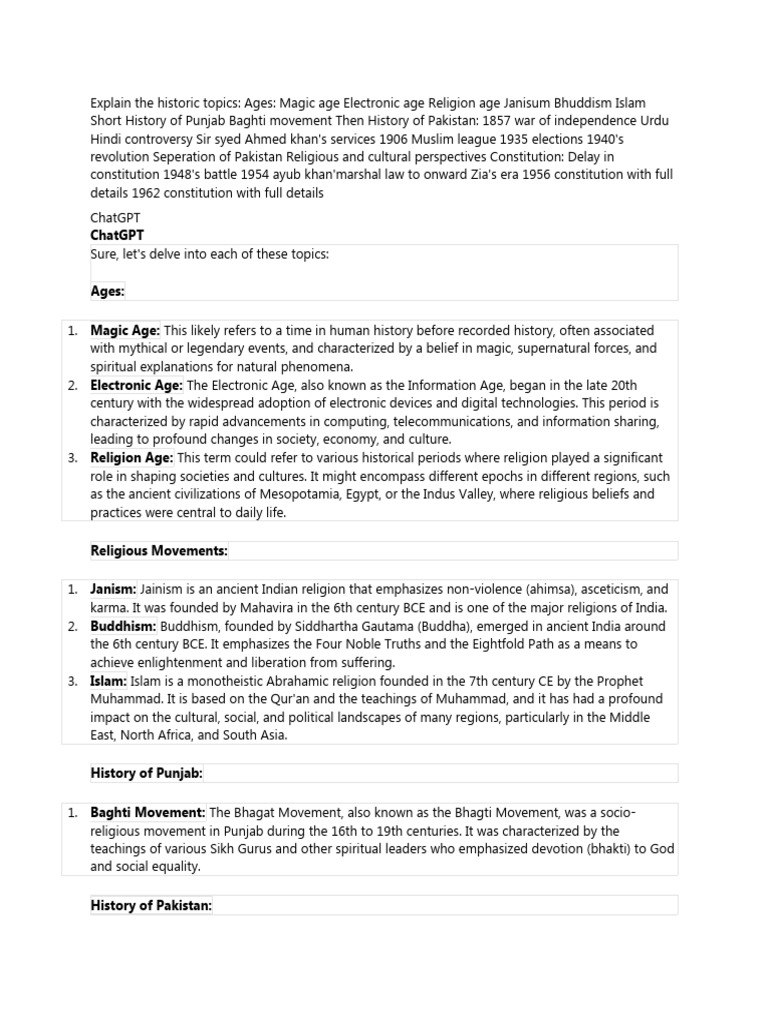 Pak Studies Notes | Download Free PDF | Pakistan | Constitution