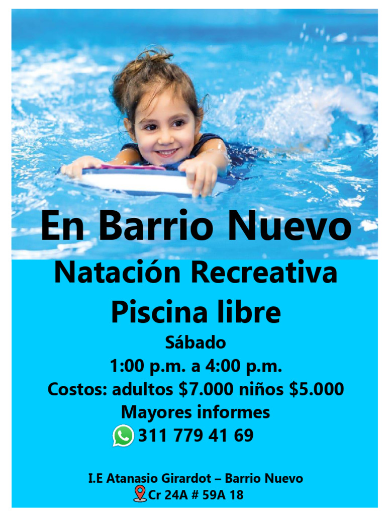 Cartel Natacion Recreativa | PDF