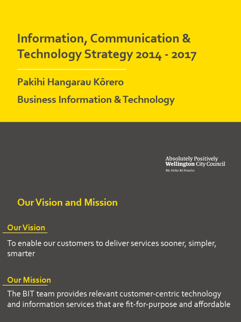 IRO 4442 FYI Apperley q5 BIT ICT Strategy | PDF | Windows 7 | Information