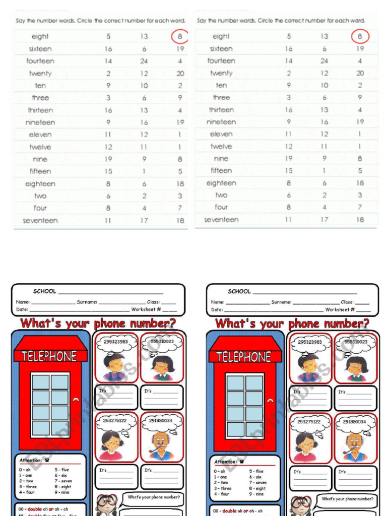 Telephone Number | PDF