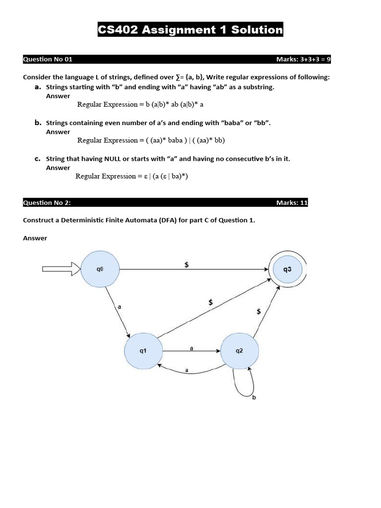 CS402 Assignment SOlution Spring 2024 | PDF