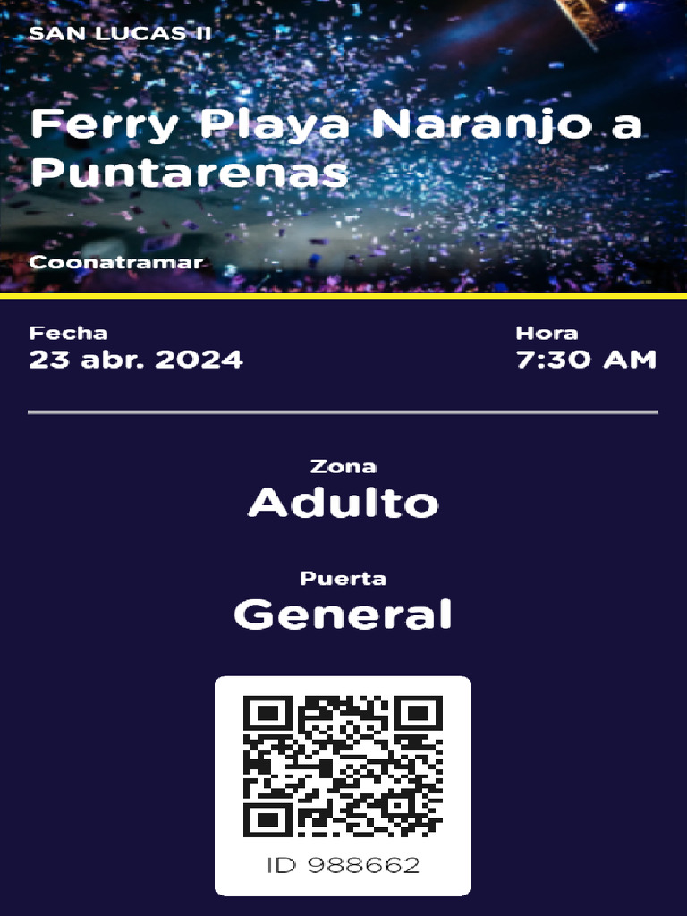 Ferry Playa Naranjo A Puntarenas | PDF
