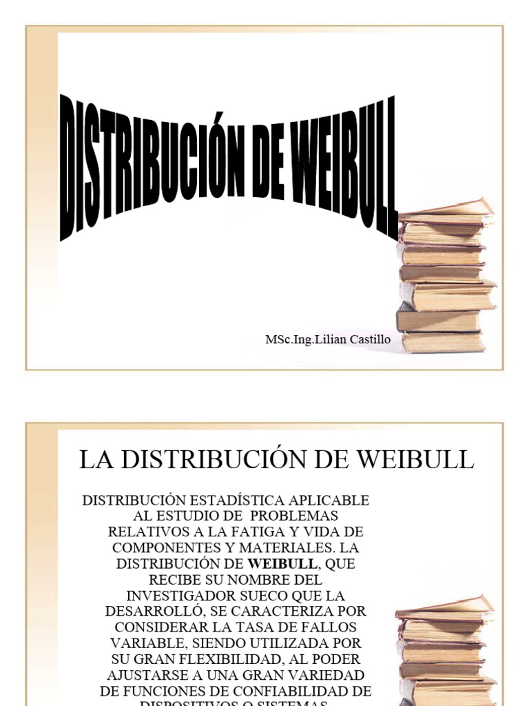 La Distribución de Weibull | PDF | Ingeniería de confiabilidad