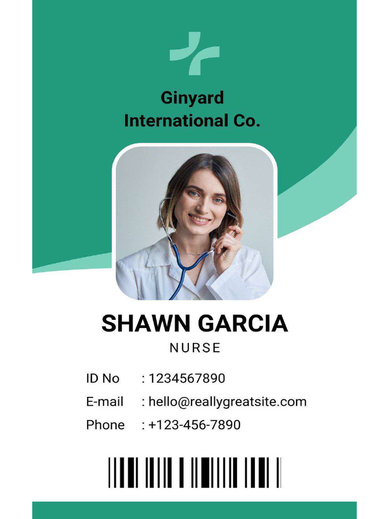 green-simple-medical-id-card-GkLGby9PwCs | PDF