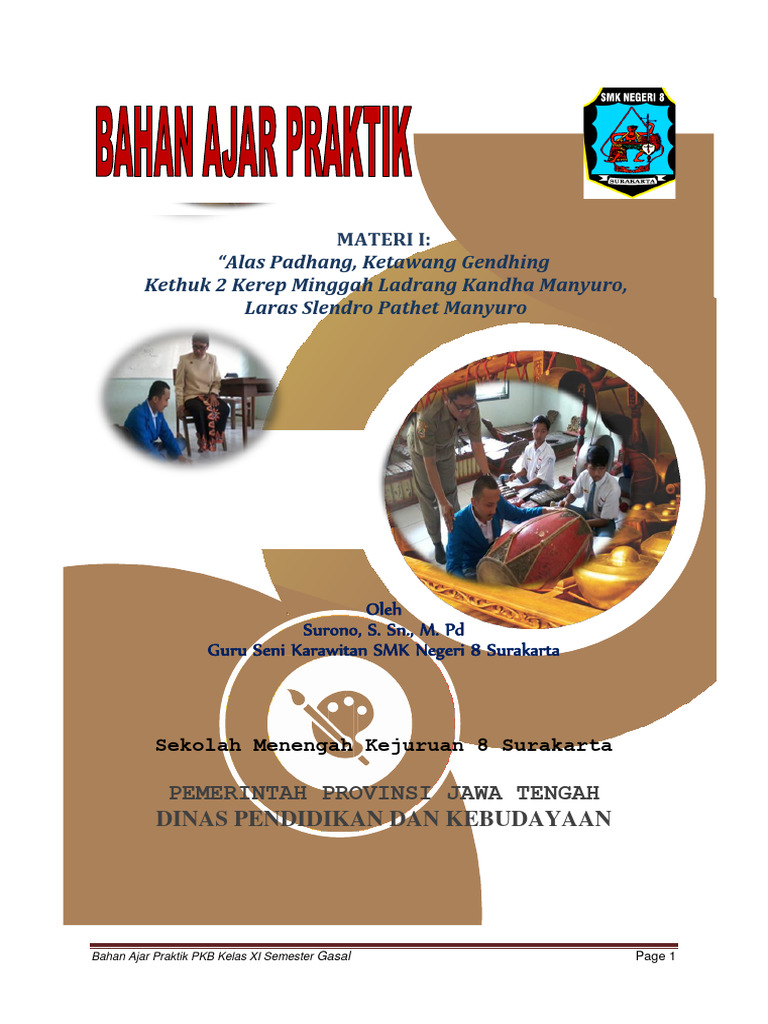 Bahan Ajar Gendhing Ketawang Kelas XI | PDF