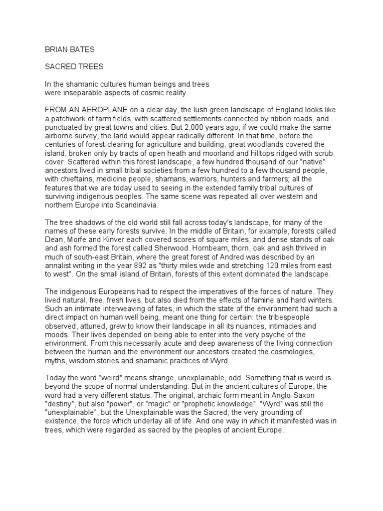 Brian Bates | PDF | Shamanism | Landscape