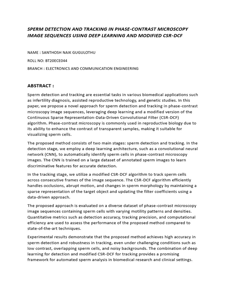 ML_final _report | PDF | Deep Learning | Microscopy