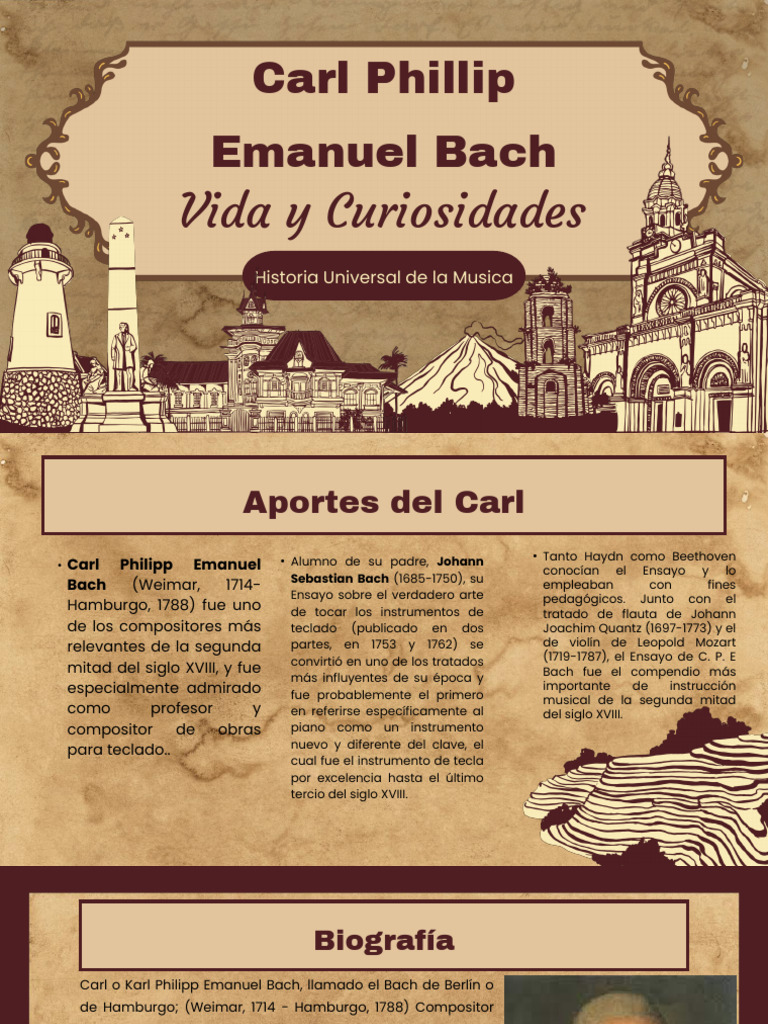 Carl Phillip Emanuel Bach | PDF | Johann Sebastian Bach | Música clásica
