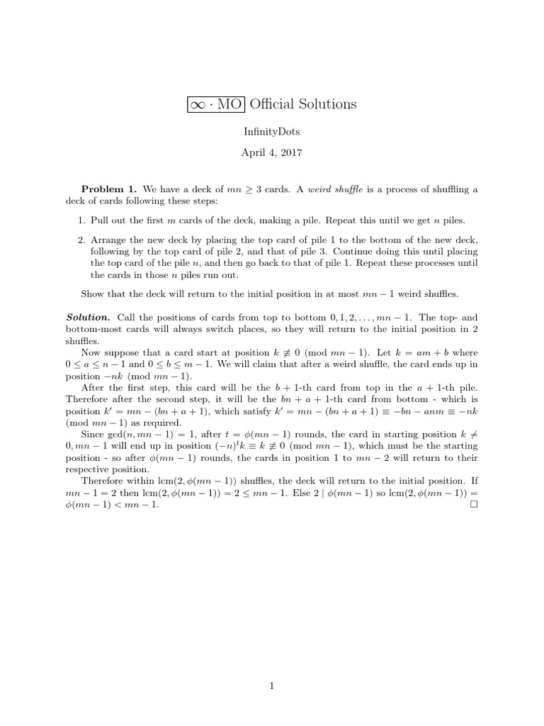 Infinitydotsmo Sol | PDF | Mathematical Concepts | Mathematics