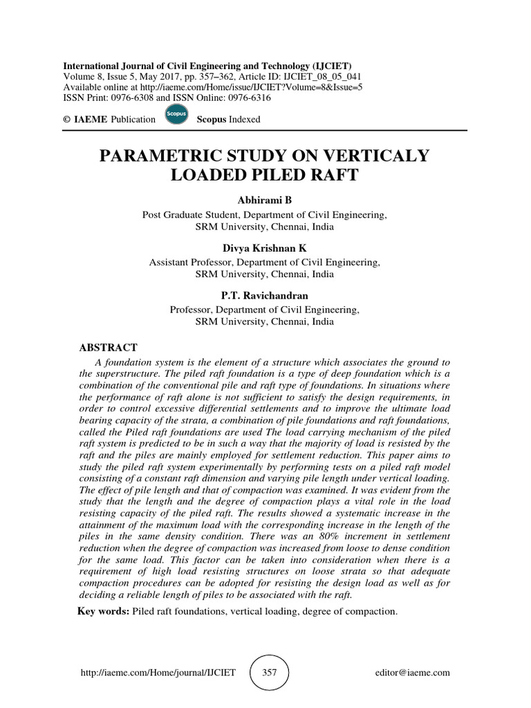 IJCIET - 08 - 05 - 041 Validation With Exp. Model | Download Free PDF | Deep Foundation | Density