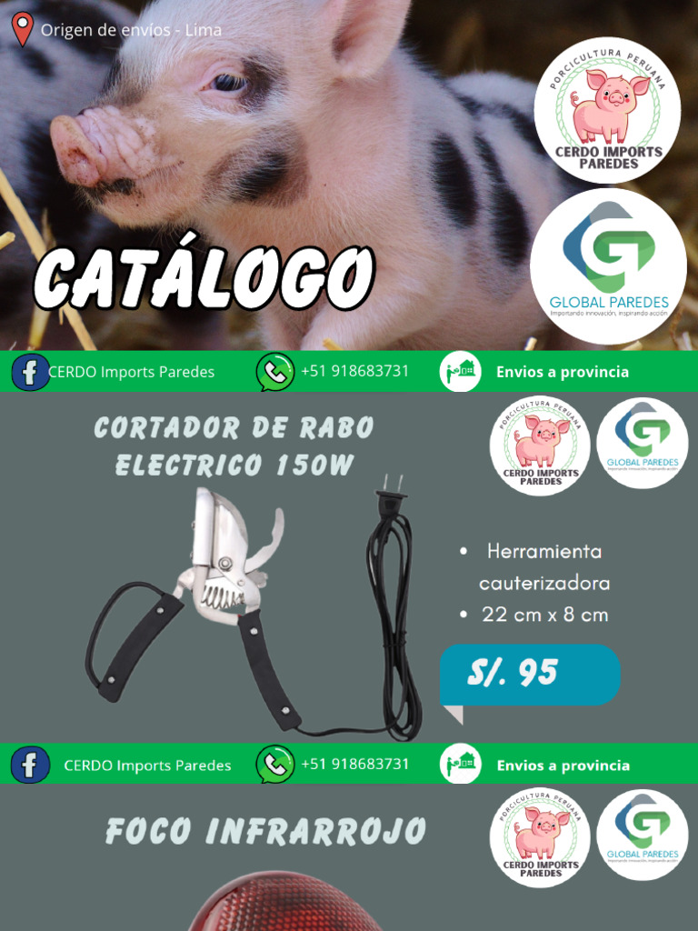 Catalogo Cerdo Import Paredes | PDF