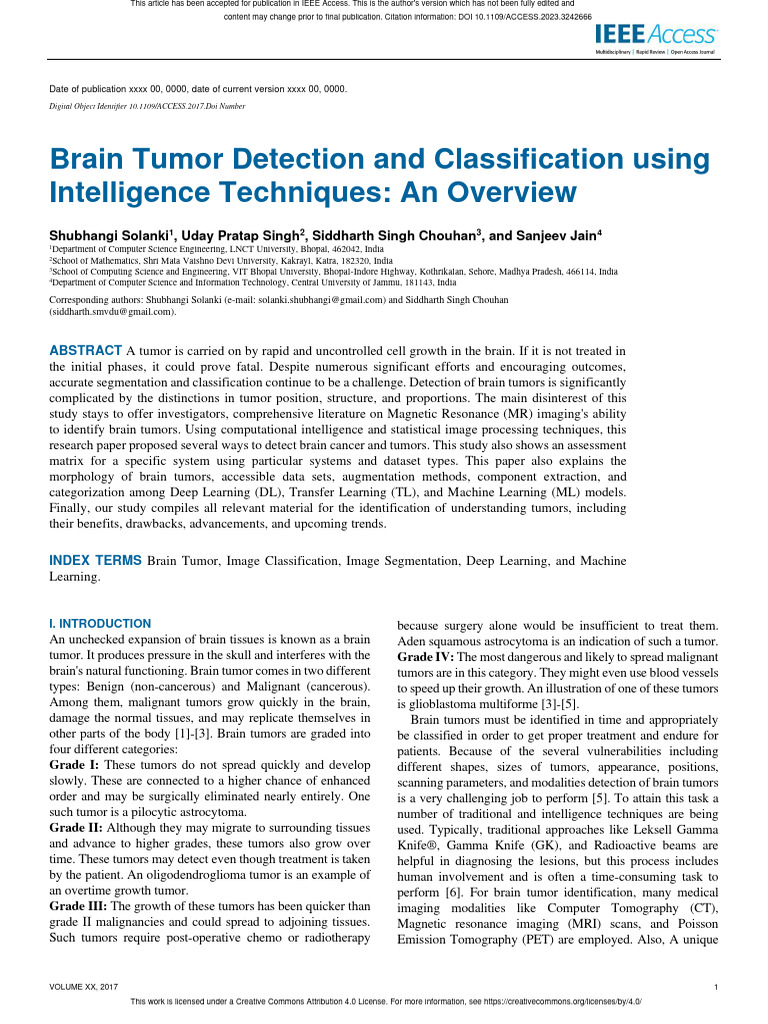 Brain Tumor Detection And Classification Using Int Pdf Brain Tumor
