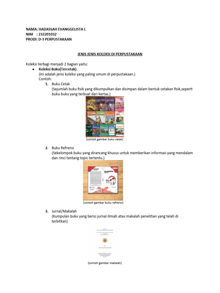 Jenis Koleksi di Perpustakaan | PDF