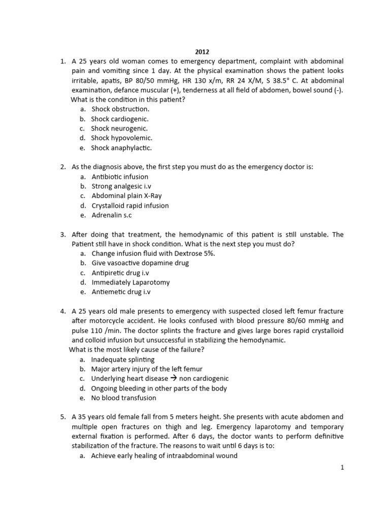 MCQ Compiled | PDF | Shock (Circulatory) | Epilepsy