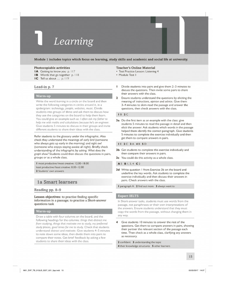 Expert i e Lts Band 5 Teachers Book | PDF