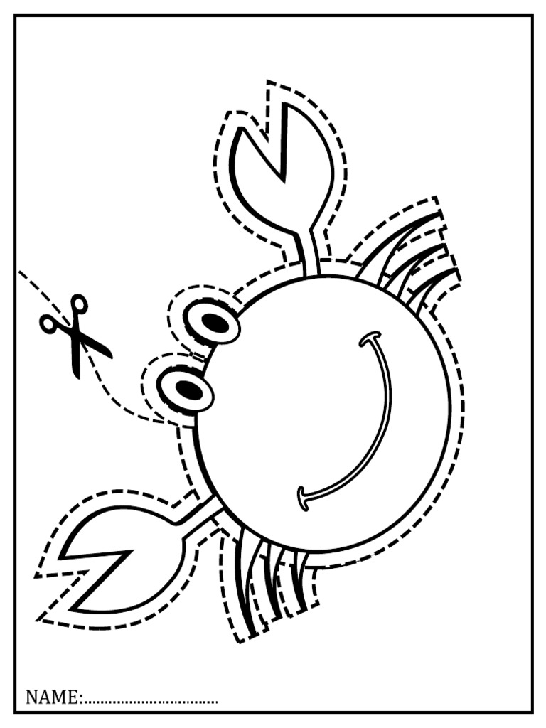 Ocean Animals Scissor Skills | PDF