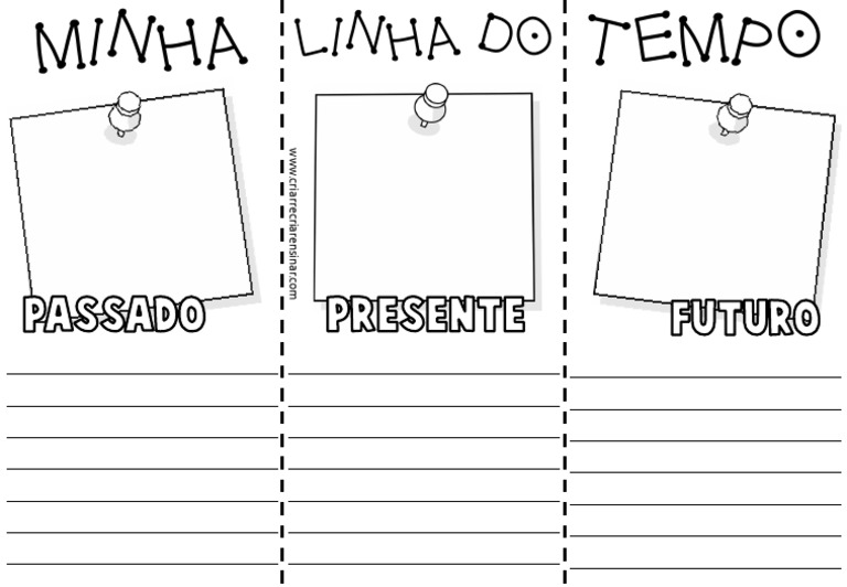 Linha Do Tempo Imprimir Passado Presente Futuro | PDF