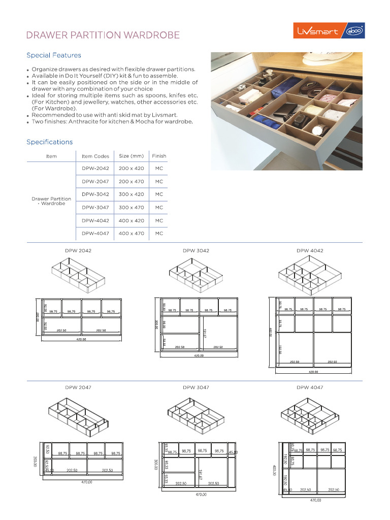 41057023_drawer-partition-wardrobe | PDF