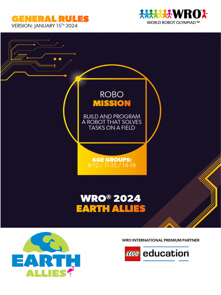 WRO 2024 RoboMission General Rules | Download Free PDF | Computing