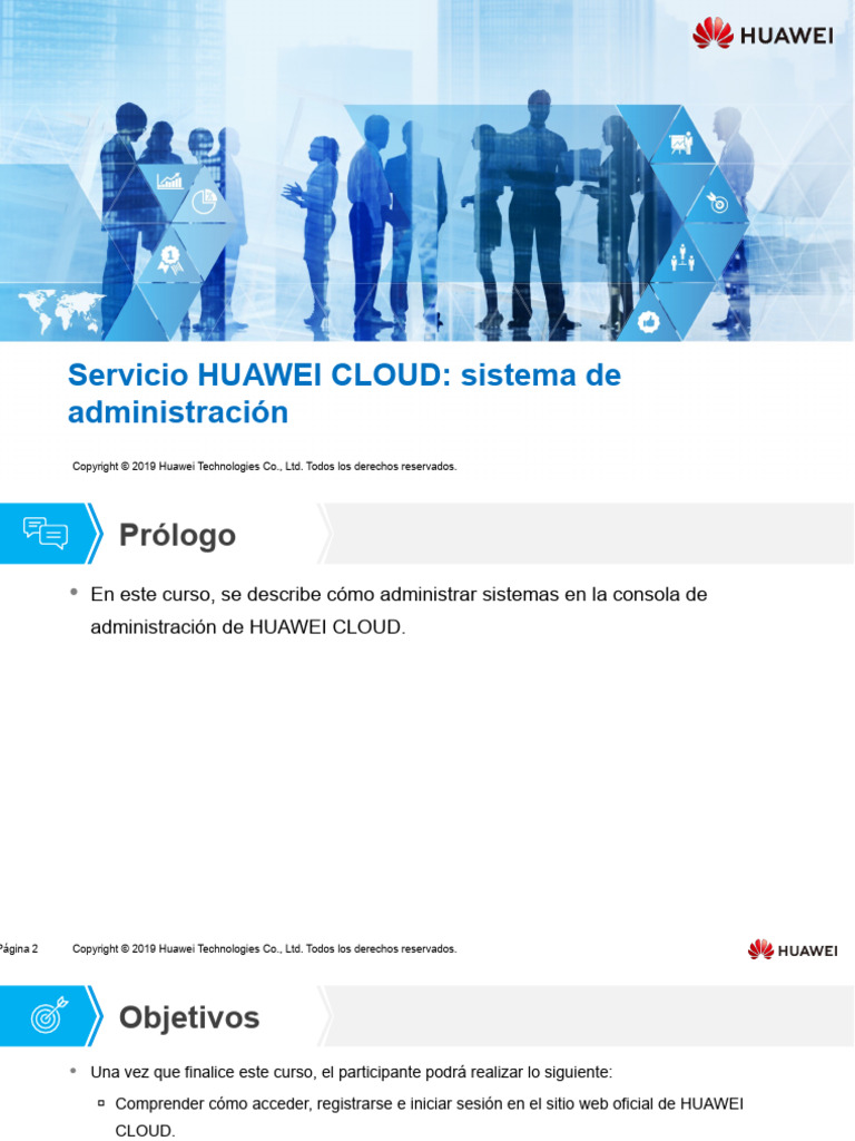Module 1 Chapter 4 HUAWEI CLOUD Service - Management System V2.0 | PDF ...