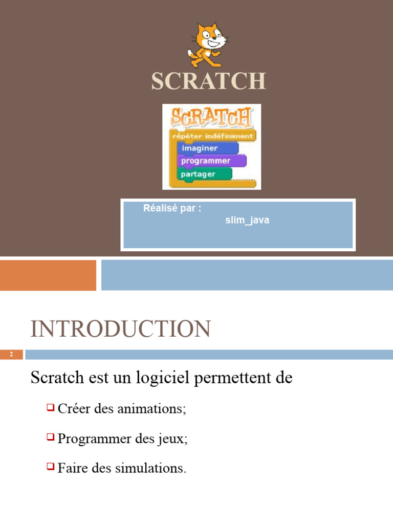 Cour Scratch | PDF | Maison et jardin | Ordinateurs