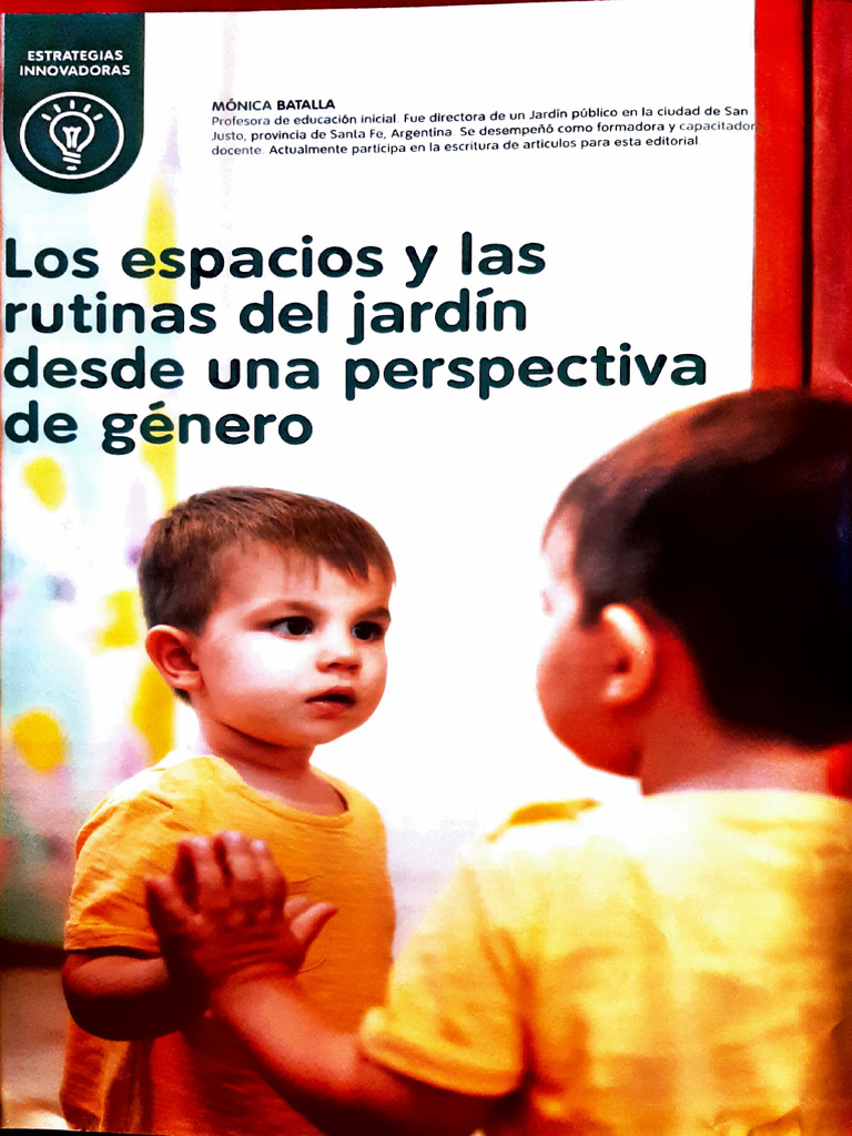 Los Espacios y Las Rutinas Del Jardin Desde Una Perspectiva de Genero | PDF | Educación de la ...