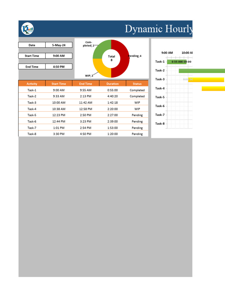 Hourly Project Planner | PDF