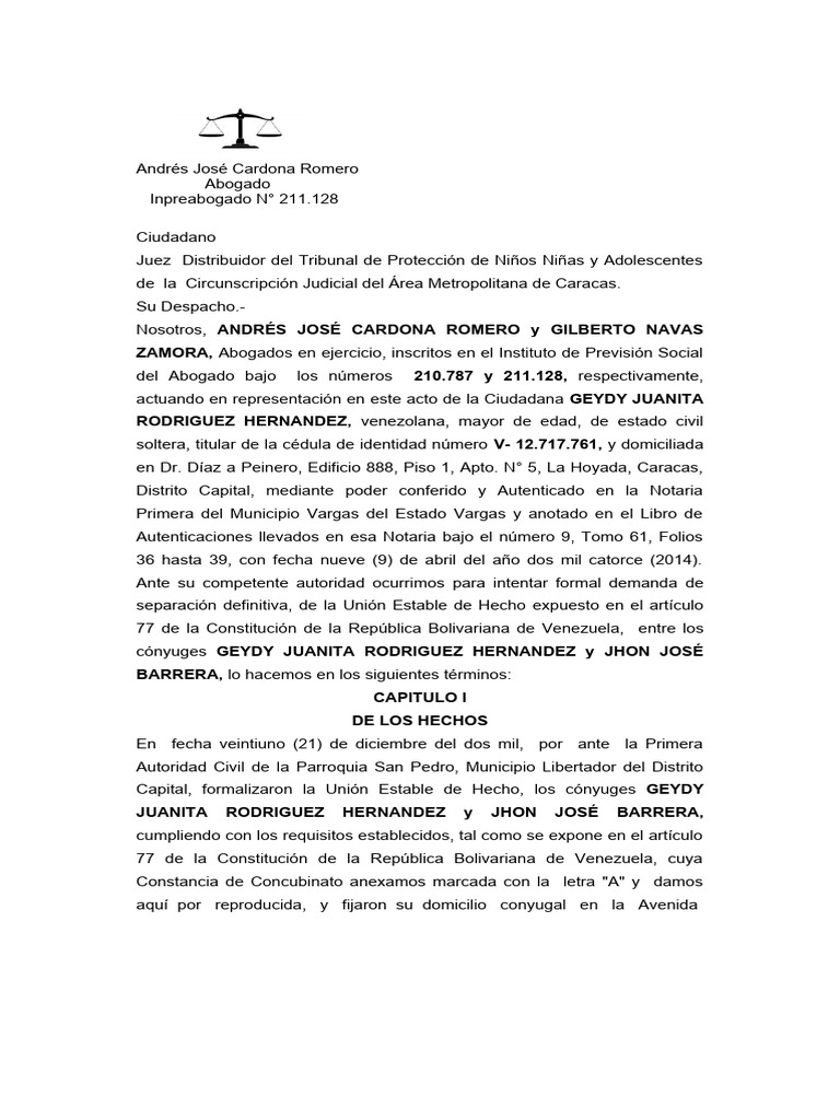 Demanda | PDF | Venezuela | Violencia