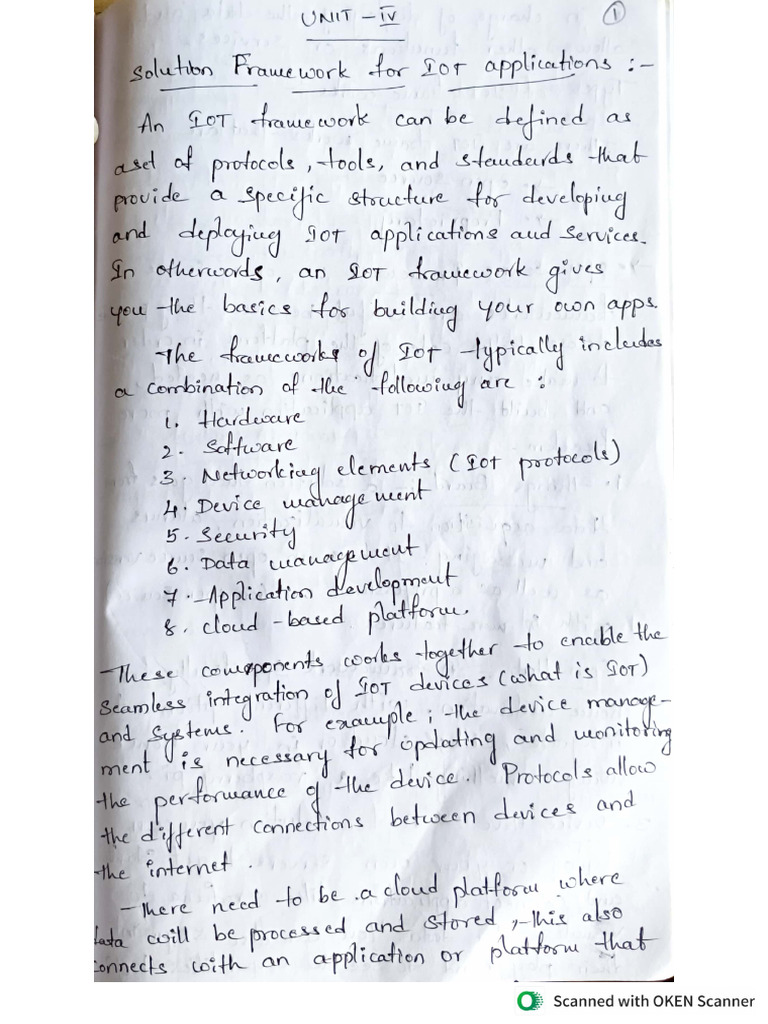 IOT Unit - 4 | PDF