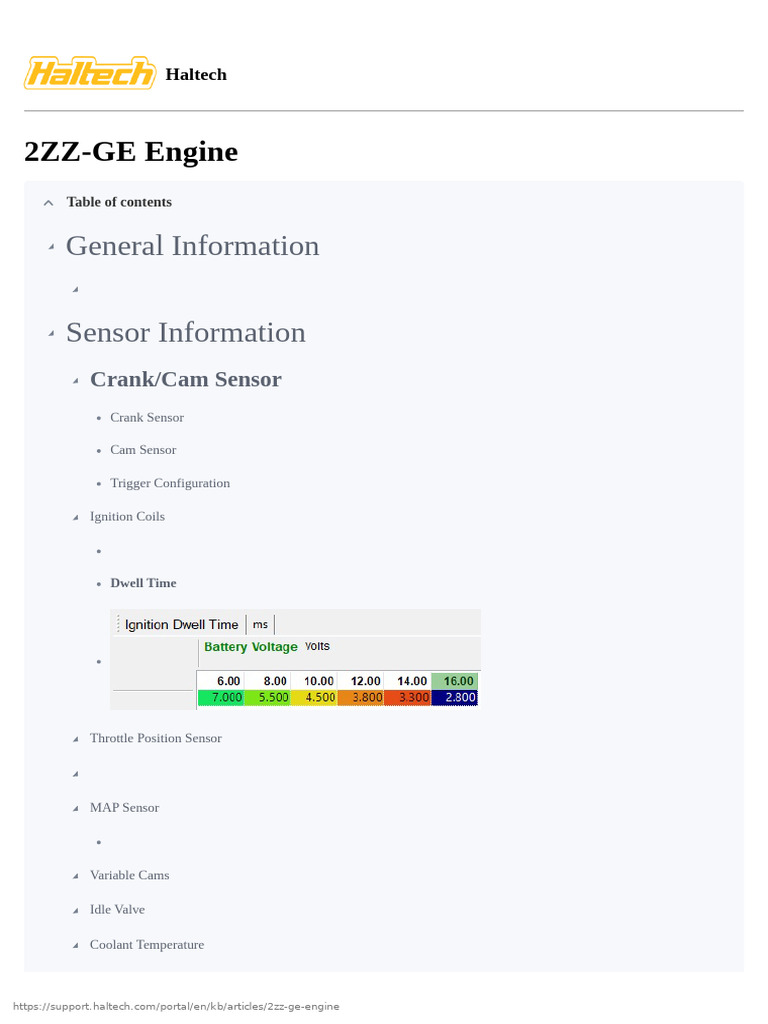 2zz Ge Engine | PDF | Throttle | Propulsion