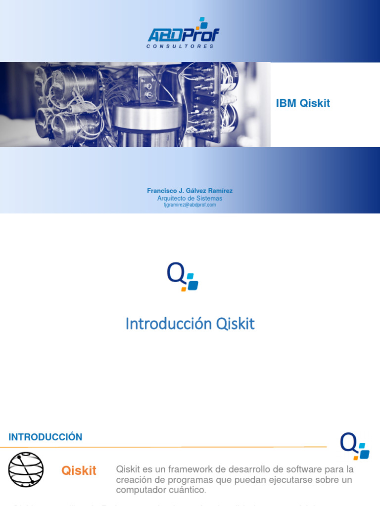 IBM Qiskit Intro 2023 | PDF | Teoría de la complejidad computacional | Clases de computadoras
