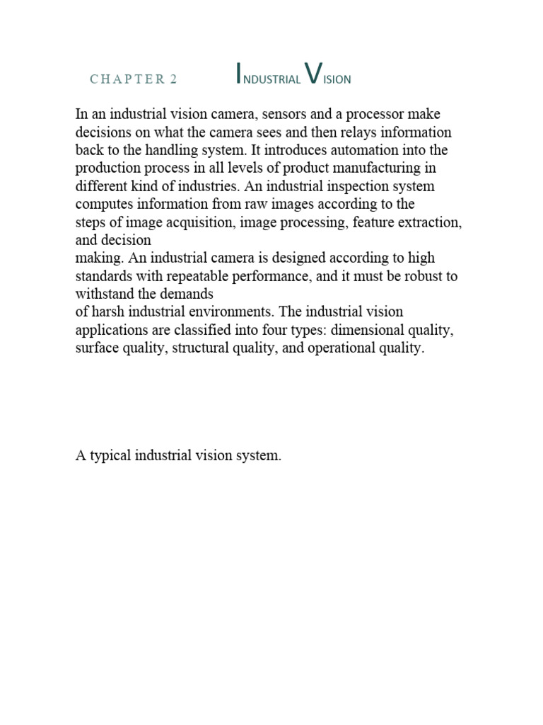 CHAPTER - 2 - 3embedded Vision | PDF | Computer Vision | Medical Imaging