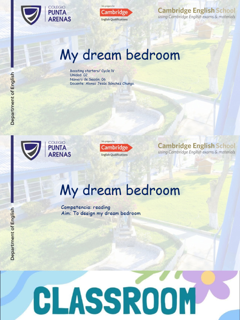 Class #8 - My dream bedroom | PDF