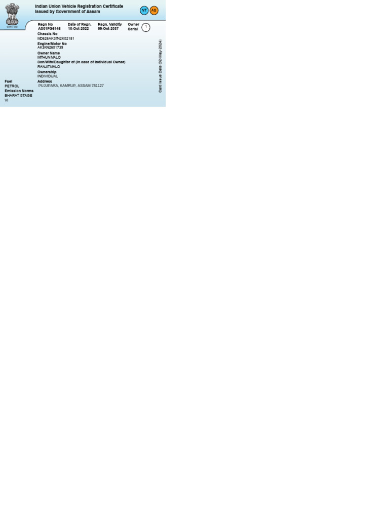 Vahan - Parivahan.gov - in Vahanservice Vahan Ui Onlineservice Form ...