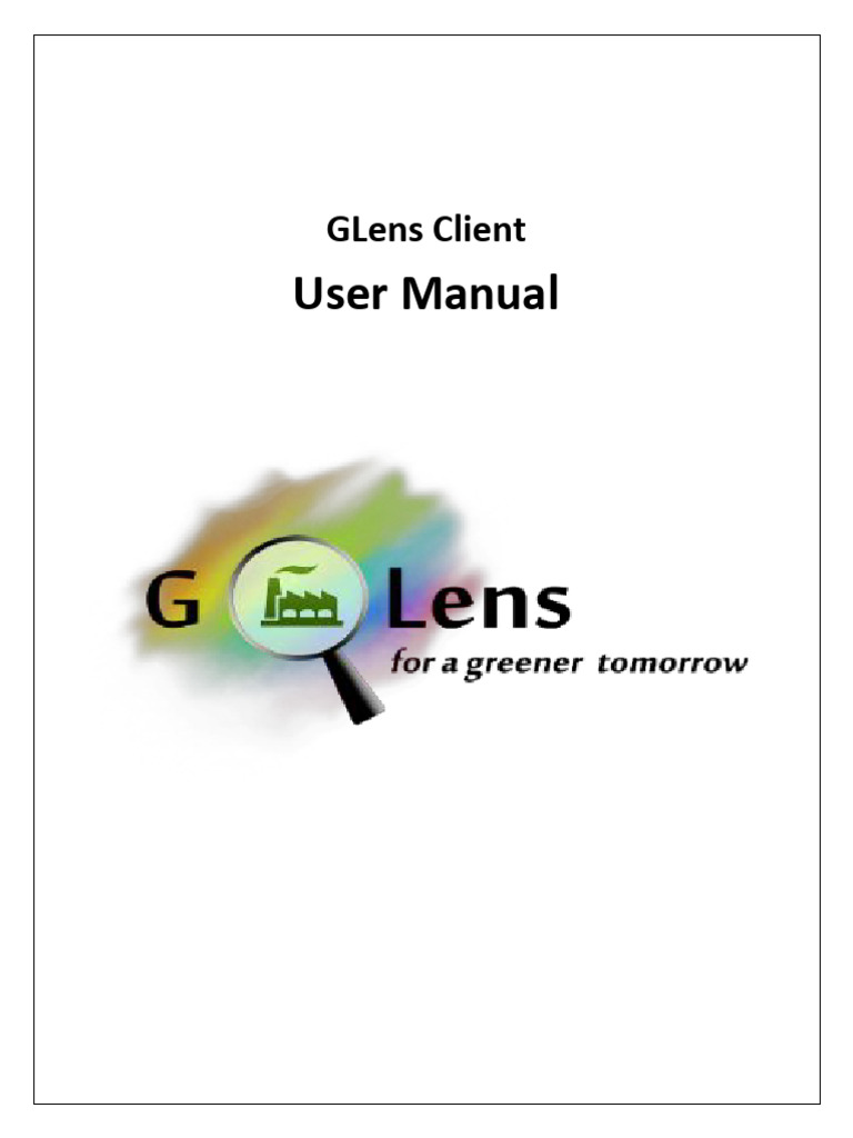 GLens Client User Manual V6.0 | PDF | Computer Network | Login
