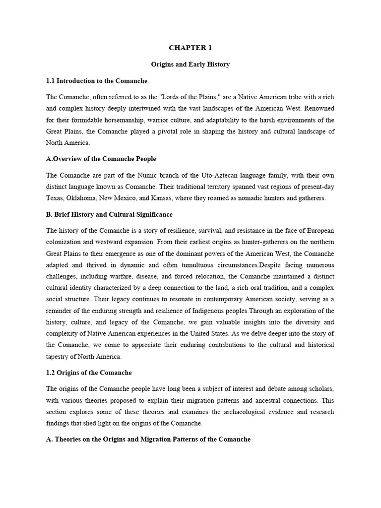 Comanche | Download Free PDF | Comanche | Fur Trade