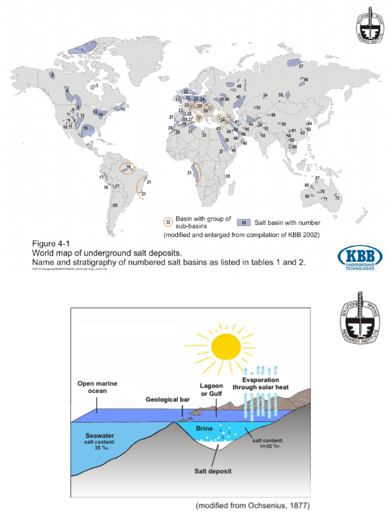 world salt deposits | PDF | Geology | Earth Sciences