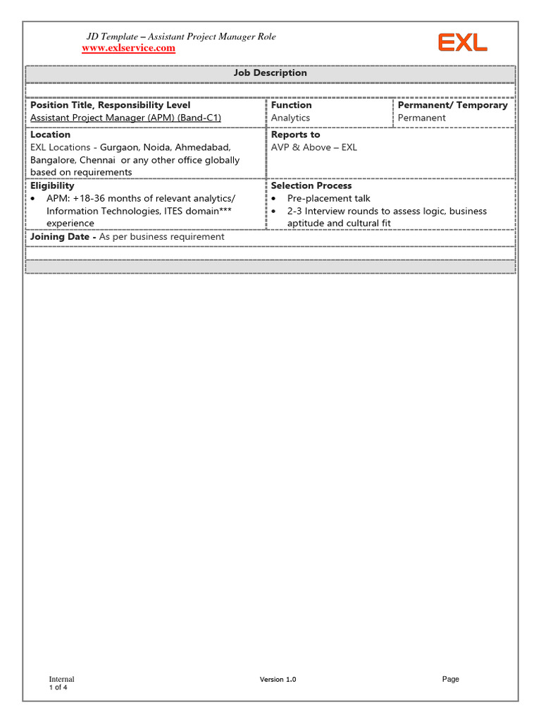 jd | PDF | Analytics | Business Intelligence