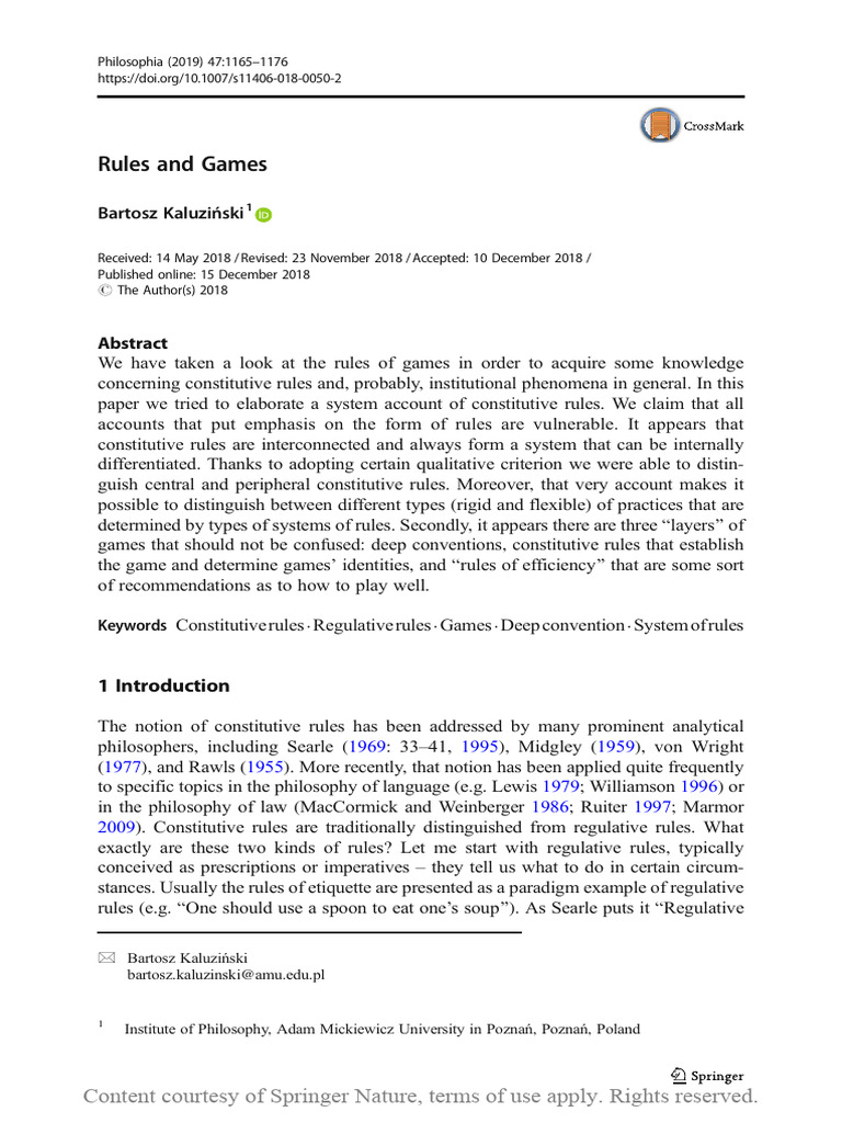 Rules and Games | PDF | Association Football | Property