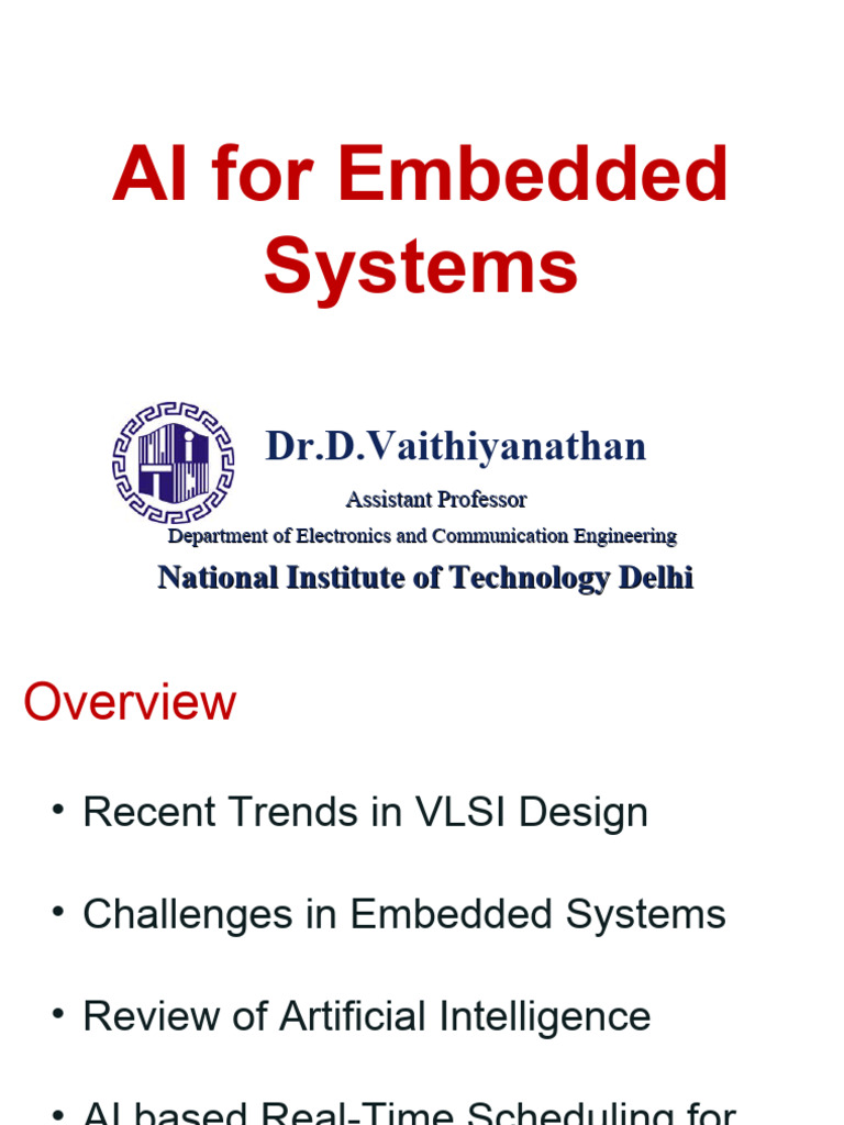 AI in Embedded Systems Design | PDF | Mosfet | Integrated Circuit