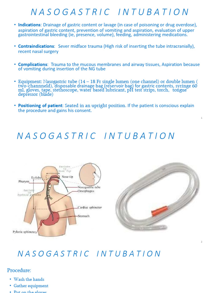 Nasogastric Intubation Bladder Catheterization | PDF | Catheter ...