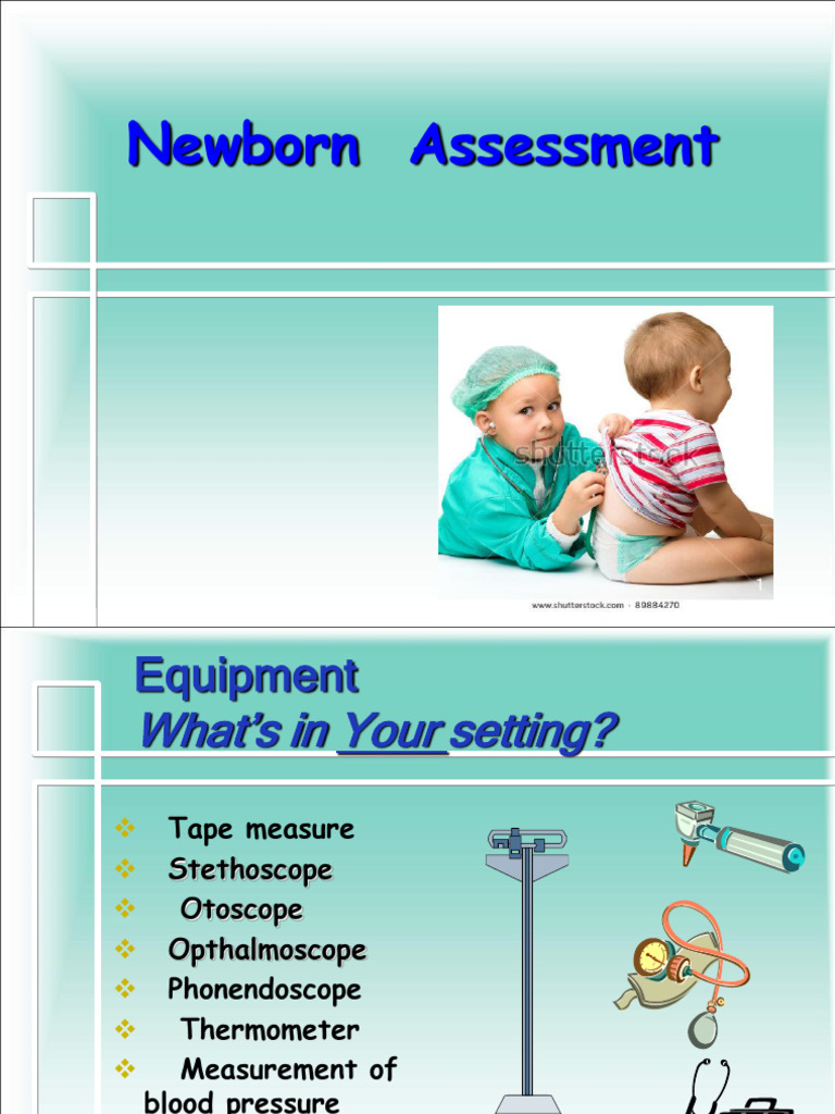 Newborn Assessment Download Free PDF Medical Specialties
