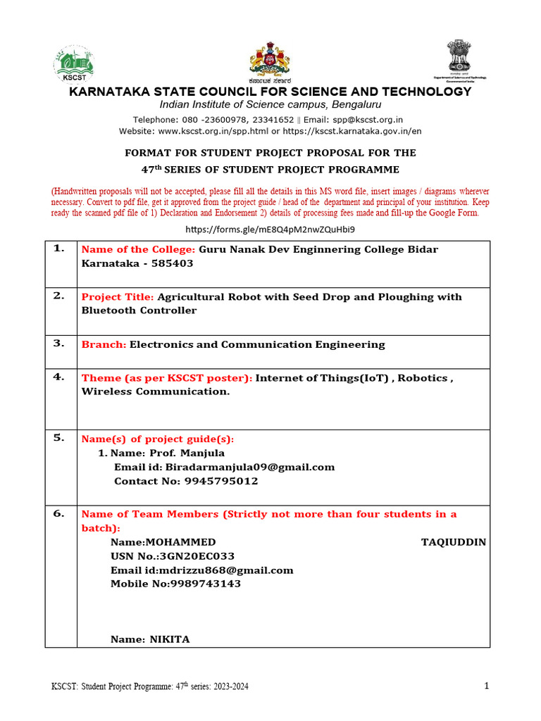 Karnataka State Council For Science and Technology: Indian Institute of ...