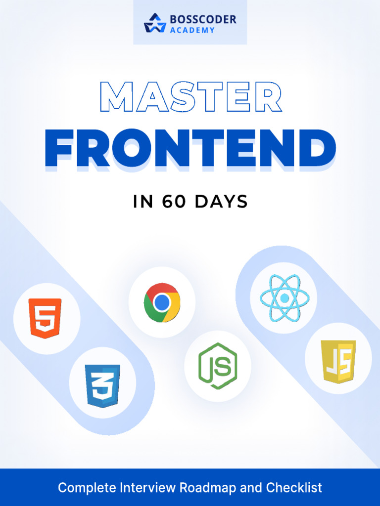 Master Frontend in 60 Days | PDF | World Wide Web | Internet & Web